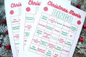 Christmas Movie Bingo Free Printable | Kelly Leigh Creates