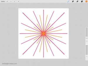 How to Use Symmetry in Procreate | Kelly Leigh Creates